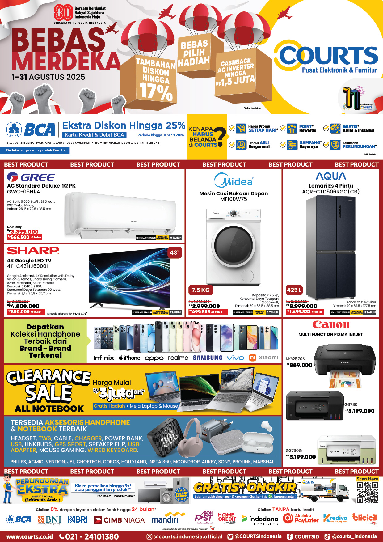 Katalog Bebas Merdeka | COURTS Indonesia